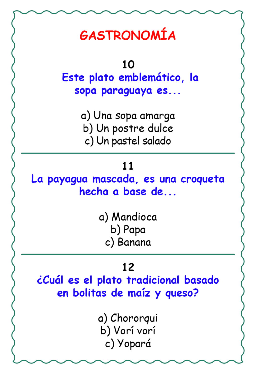 ¿Cuánto conoces de Paraguay? - MegaCLUB